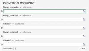 Función Promedio.Si.Conjunto en Excel - La Fórmula de Excel