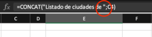 Función Concat en Excel (ex Concatenar) - La Fórmula de Excel