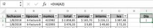 Función Dia en Excel - La Fórmula de Excel