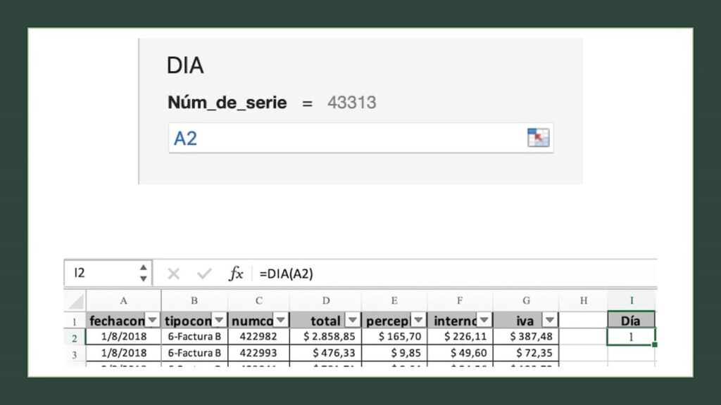 Función Mes en Excel - La Fórmula de Excel
