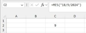 Función Mes en Excel - La Fórmula de Excel