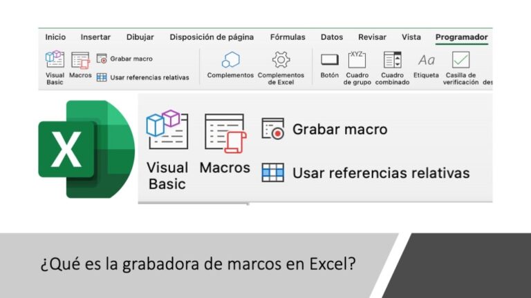 ¿Qué es la grabadora de macros en Excel? ¿Para qué se utiliza?